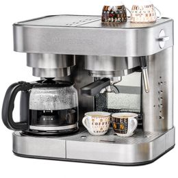 Rommelsbacher Espressomaschine &raquo;, Kaffeemaschine EKS 3010&laquo; 1,25 l Kaffeekanne 1x4 grau 1,25 l, 10 Espressomaschine