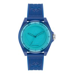 adidas originals Damen adidas originals Solaruhr &raquo;PROJECT FOUR SOLAR&laquo; Quarzuhr, Armbanduhr, Herrenuhr, Damenuhr, Resinarmband blau Einheitsgr&ouml;&szlig;e