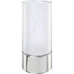 Creativ home LED-Leuchte &raquo;Weihnachtsdeko&laquo; aus Glas, 2er Set, mit Sterneffekt silber B/H/T: 20cm