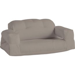 Karup Design Loungesofa &raquo;HIPPO Sofa out , Loungesofa in Schlafplatz verwandelbar&laquo; Outdoor geeignet, Schmutz- und Wasserabweisend, Made in Europe beige Webstoff-