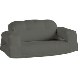 Karup Design Loungesofa &raquo;HIPPO Sofa out , Loungesofa in Schlafplatz verwandelbar&laquo; Outdoor geeignet, Schmutz- und Wasserabweisend, Made in Europe grau Webstoff-