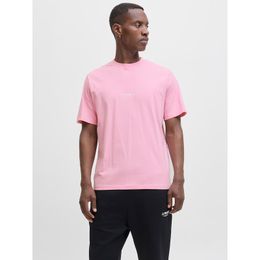 Jack & Jones Jack & Jones Herren T-Shirt &raquo;JJESOHO TEE SS CREW NECK NOOS&laquo; Baumwolle, relaxed fit pink S