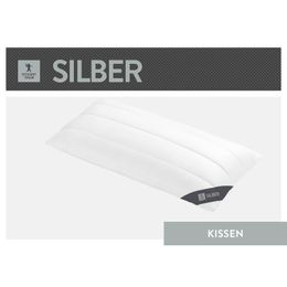 Spessarttraum Baumwollkissen &raquo;Silber&laquo; 1 Stk. tlg. hergestellt in Deutschland, allergikerfreundlich wei&szlig; Bettdecken Bezug: 100% Baumwolle. Kopfkissen 