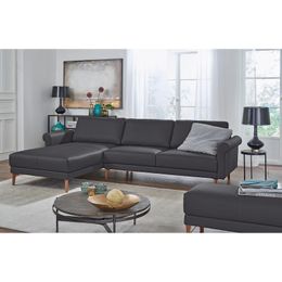 Creation BY ROLF BENZ Ecksofa &raquo;CR.450, Designecksofa, Polsterecke, L-Form, 282/178 cm (B/T)&laquo; abgerundete Armlehne Schnecke, modern Landhaus, Leder 