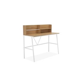 OTTO home Schreibtisch &raquo;Jaxson&laquo; 1 Stk. tlg. wei&szlig;es Gestell aus Metall, Breite 120 cm wei&szlig; B/H/T: 120cm x 106cm x 48cm