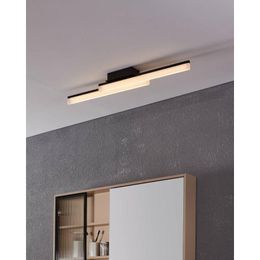 Eglo Wandleuchte &raquo;PALMITAL Wandlampe, Alu, Stahl und Kunststoff, Spiegellampe, Bad Lampe&laquo; LED-Modul 1 Stk. Warmwei&szlig; Wand-/Deckenleuchte - L88 x B10 x 