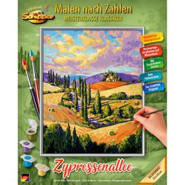 Schipper Malen nach Zahlen &raquo;Meisterklasse Premium - Zypressenallee&laquo; Made in Germany bunt Einheitsgr&ouml;&szlig;e
