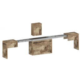 Home Affaire Sitzbank &raquo;Praktika, Sitzbank, Bank&laquo; 1 Stk. tlg. mit Auszugsfunktion, ausziehbar von 66 auf 290 cm braun FSC -zertifizierter Holzwerkstoff