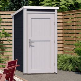 Weka Garten-Ger&auml;teschrank BxTxH: 97x100x200,5 cm grau Massivholz Einheitsgr&ouml;&szlig;e