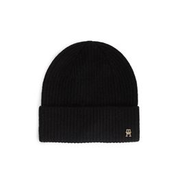 Tommy Hilfiger Damen Beanie &raquo;CASHMERE BEANIE&laquo; Regular fit mit Markenlogoemblem Einheitsgr&ouml;&szlig;e