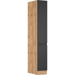 KOCHSTATION Apothekerschrank &raquo;KS-Virginia,neu in verbesserter Ausf&uuml;hrung&laquo; Stauraum, Softclose, Breite 30 cm, H&ouml;he 200 cm, 2 Ausz&uuml;ge, Soft-Close-
