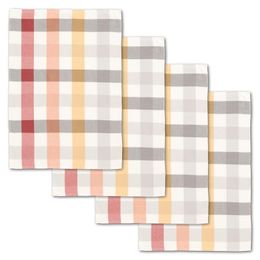 Dyckhoff Geschirrtuch &raquo;MULTIDRY&laquo; in hochwertiger Doubleface Qualit&auml;t bunt 100% Baumwolle 4 Stk., 100 % Baumwolle