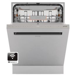 Gorenje Unterbaugeschirrsp&uuml;ler &raquo;GU673A65X&laquo; 9,5 l 16 Ma&szlig;gedecke TotalDry - auto. T&uuml;r&ouml;ffnung silber Selbstreinigungsprogramm