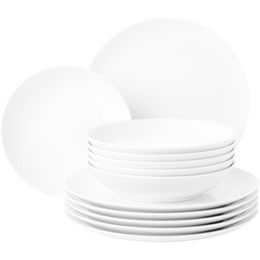 Seltmann Weiden Tafelservice &raquo;Geschirr-Set Liberty&laquo; Geschirr, Teller Set, wei&szlig;, Made in Germany, 12 Teile, f&uuml;r 6 Personen wei&szlig; Porzellan 12 Stk.