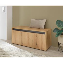 Home Affaire Schuhbank &raquo;GiRON/CiTY, Garderobenbank mit Klappe, Sitzbank in vier Farben&laquo; viel Stauraum, Platz f&uuml;r ca. 8 Paar Schuhe, 100 cm breit FSC -
