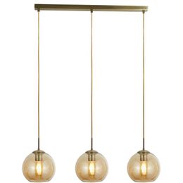Searchlight H&auml;ngeleuchte &raquo;Balls 3Lt Bar Pendant&laquo; E27 1 Stk. gold 3, H: 20cm, 1 Stk.