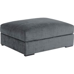 Home Affaire Polsterhocker &raquo;Casa XL, B: 101 cm&laquo; Mega-Hocker, in Cord oder Chenille-Struktur, Federkern grau 100% Polyester B/H/T: 101cm x 52cm x 97cm,