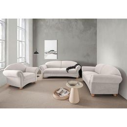 Home Affaire Polstergarnitur &raquo;Torello Set: 2,5-2-1, Federkern, bequem, zeitlos&laquo; 3 tlg. tlg. Microfaser, gepolstert