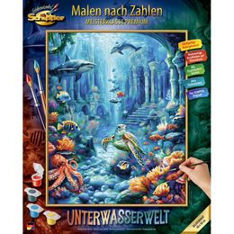 Schipper Malen nach Zahlen &raquo;Meisterklasse Premium, Unterwasserwelt&laquo; Made in Germany bunt Einheitsgr&ouml;&szlig;e