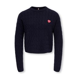 Only Girls Pullover 'KOGIBI' M&auml;dchen Gr&ouml;&szlig;e 122/128 marine