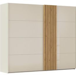 Rauch Schwebet&uuml;renschrank &raquo;Kleiderschrank Schrank Garderobe W&auml;scheschrank TEGIO&laquo; mit hochwertigen Holzdekoraufleistung und Glasfront MADE IN GERMANY 