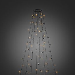 Konstsmide LED-Baummantel 240 Stk.-flammig LED Lichterkette mit Ring &Oslash; 11, 8 Str&auml;nge &agrave; 30 Dioden schwarz Dioden 240 Stk. Flammen 240 Stk., Gesamtl&auml;nge