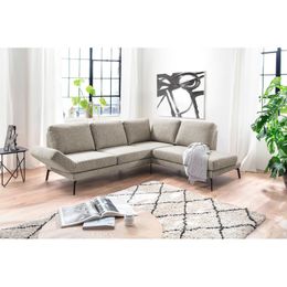 3C Candy Ecksofa &raquo;Kairo Multifunktion-Sofa, bequem und viele Komfortfunktionen, L-Form&laquo; inklusive Drehsitz-, Armlehnen- und R&uuml;ckenverstellung grau 54%