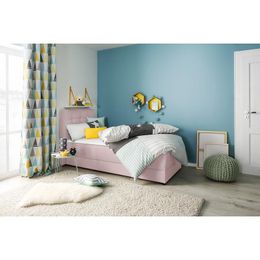 Home Affaire Boxbett &raquo;Mieke&laquo; incl. Bettkasten und Topper, Bezug impr&auml;gniert, 2 Breiten rosa Struktur impr&auml;gniert (100%) Struktur impr&auml;gniert, 