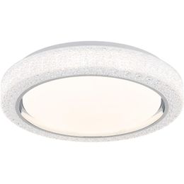Globo LIGHTING Deckenleuchte &raquo;LIAMI&laquo; LED-Modul 1 Stk. warmwei&szlig; - kaltwei&szlig; Deckenlampe Wohnzimmer-Leuchte Schlafzimmer-Leuchte Flur K&uuml;che wei&szlig; &Oslash; 40cm H