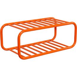 SPINDER DESIGN Schuhregal &raquo;RETRO Schuhregal&laquo; 1 Stk. tlg. orange Stahl B/H/T: 72cm x 28cm x 35,2cm