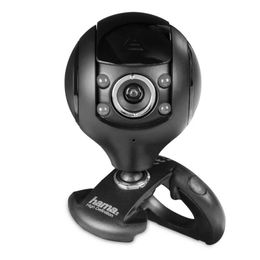 Hama Webcam &raquo;Webcam HD Qualit&auml;t f&uuml;r Videotelefonie / Gespr&auml;che&laquo; HD schwarz Stand-/Klemmfu&szlig; zur Montage an Notebookbildschirmen