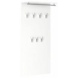 Schildmeyer Garderobenpaneel &raquo;Danu Made in Germany&laquo; Solide Verarbeitung - Dieses Produkt ist in Deutschland gefertigt wei&szlig; Holzwerkstoff B/H/T: 60cm x 110,6cm x 
