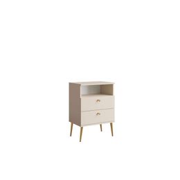 OTTO home Nachttisch &raquo;Elyriia Nachtkommode mit 2 Schubladen und Fach, Premium-Qualit&auml;t&laquo; mit viel Stauraum, modernes Design, pflegeleicht und robust 