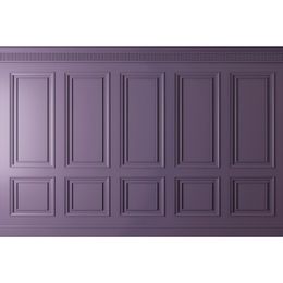 Livingwalls living walls Fototapete &raquo;Walls by Patel Kensington&laquo; glatt Vlies, Wand lila Vlies B/L: 4m x 2,7m