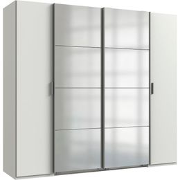 wimex Dreh-/Schwebet&uuml;renschrank &raquo;Lotto&laquo; wei&szlig; B/H/T: 227cm x 210cm x 65cm, T&uuml;ren: 4 Stk. insgesamt 10 Einlegeb&ouml;den