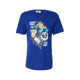 Element T-Shirt 'FLOW' Herren Gr&ouml;&szlig;e XL indigo / himmelblau / schwarz / wei&szlig;
