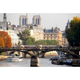 papermoon Fototapete &raquo;Paris&laquo; glatt bunt Vlies B/L: 2,5m x 1,86m, Bahnen: 5 Stk.