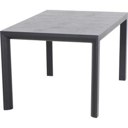 siena GARDEN Gartentisch &raquo;SILVA Tisch 140x90cm matt anthrazit/wood-grey&laquo; Aluminiumgestell matt anthrazit, Tischplatte aus Keramik in wood grey B/H/T: 90cm x 74cm x