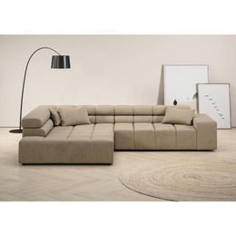 Home Affaire Ecksofa &raquo;Ancona, Ecksofa, incl. Kopfteilverstellung, Breite 319 cm, L-Form&laquo; wahlweise motorische Sitztiefenverstellung, auch in Cord + 