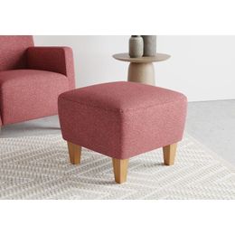 Sit & More sit&more Polsterhocker &raquo;Bosse&laquo; lila B/H/T: 56cm x 46cm, Flachgewebe AMSTERDAM