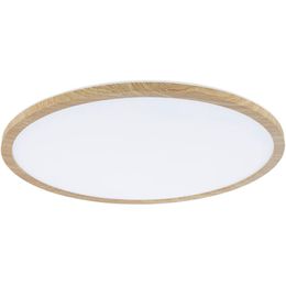 Paulmann LED Panel &raquo;Atria Shine 3000K IP44 rund&laquo; LED-Modul 1 Stk. Warmwei&szlig; Backlight braun 1, &Oslash; 42cm H: 3cm, 1 Stk.