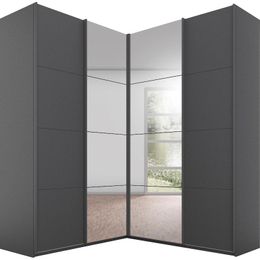 Rauch Schwebet&uuml;renschrank &raquo;Schrank Garderobe Eckkleiderschrank QUADRA Front in Dekor/Hochglanz&laquo; in den H&ouml;hen 210/229 cm, inkl. Soft-Close-Funktion, 