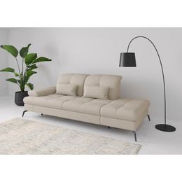 Sit & More sit&more Recamiere &raquo;Amica, inkl. Sitztiefenverstellung und Armteilverstellung&laquo; wahlweise mit Kopfteilverstellung und Stauraum beige 95% Polyester, 5% 
