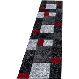 Ayyildiz Teppiche L&auml;ufer &raquo;Hawaii 1330&laquo; rechteckig 13 mm H&ouml;he handgearbeiteter Konturenschnitt, 80cm x 300cm (BxL) rot Kunstfaser B : 80cm 1 Stk., 13mm, L: 300cm