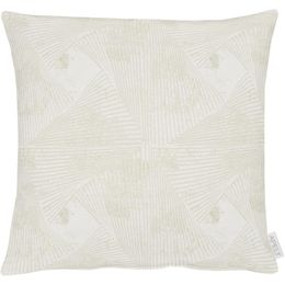 Apelt Dekokissen &raquo;1307&laquo; Kissenh&uuml;lle ohne F&uuml;llung, 1 St&uuml;ck beige Polyester B/L: 46cm x 46cm, 1 Stk.