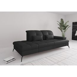 Sit & More sit&more Recamiere &raquo;Amica, inkl. Sitztiefenverstellung und Armteilverstellung&laquo; wahlweise mit Kopfteilverstellung und Stauraum schwarz B/H/T: 231cm x 