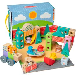 Spin Master Spielbausteine &raquo;Melissa & Doug Blockables Stadt&laquo; bunt Einheitsgr&ouml;&szlig;e Spielbausteine