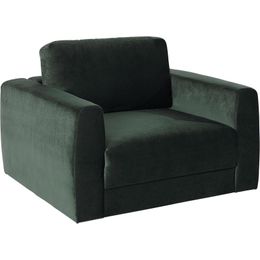 OTTO home Sessel &raquo;Hobro Loungesessel&laquo; in 3 Bezugsqualit&auml;ten in vielen Farben gr&uuml;n Luxus-Microfaser Lederoptik (100% Polyester);Struktur grob (100% 