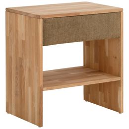 OTTO home Nachttisch &raquo;Callum&laquo; passend zur Boxspringbett-Serie Jelle braun 100% Polyester (recycelt) B/H/T: 60cm x 65,5cm x 42cm