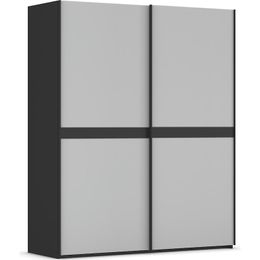 Rauch Schwebet&uuml;renschrank &raquo;Kleiderschrank Schrank Garderobe Schlafzimmerschrank SCALE-LINE&laquo; edle Optik mit Bauchbinde in Korpusfarbe mit Glasfront 